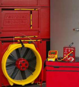 Enclosure Integrity Test / NFPA 2001 – Industrial Sprinkler Corp