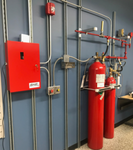 Enclosure Integrity Test / NFPA 2001 – Industrial Sprinkler Corp